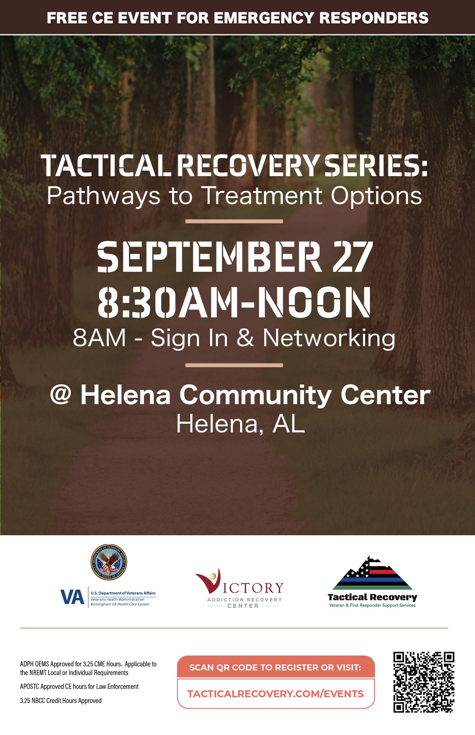 Upcoming Events - Tactical Recovery